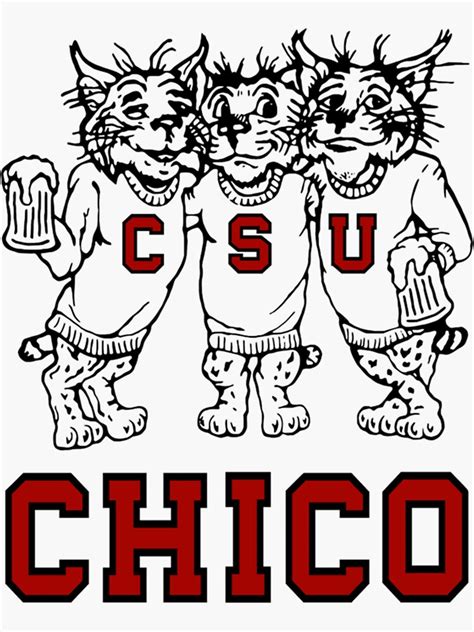 Chico State Vintage Drinking Wildcats Logo From The 1970s 1980s