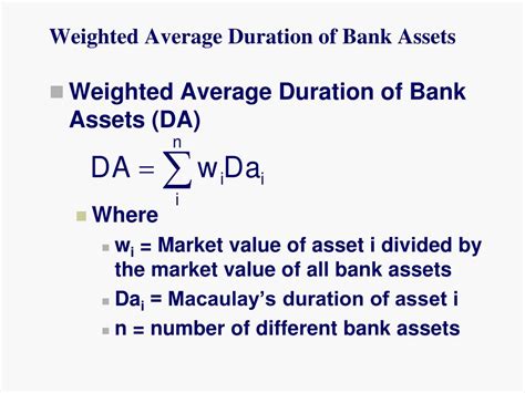 Ppt Managing Interest Rate Riskii Duration Gap And Economic Value