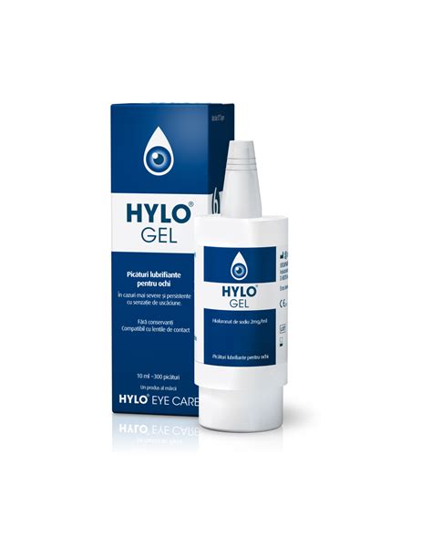 Hylo Gel 2 Mgml Picaturi Oftalmice 10 Ml Hidratare Intensa