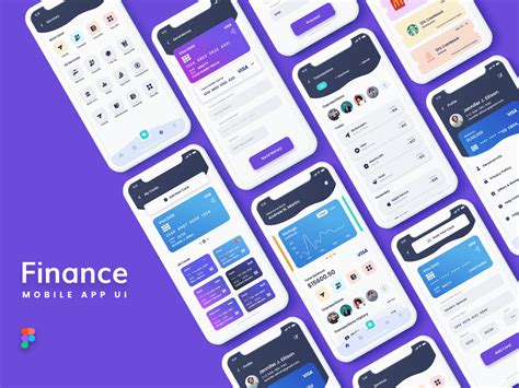 Finance Mobile App Ui Kit By Digitalheaps On Dribbble