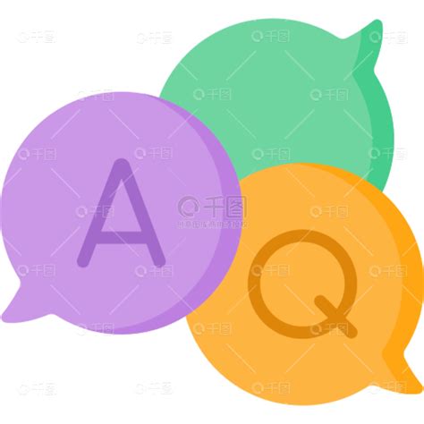 Icon网页ui 问与答 模板免费下载 Svg格式 512像素 编号47787976 千图网