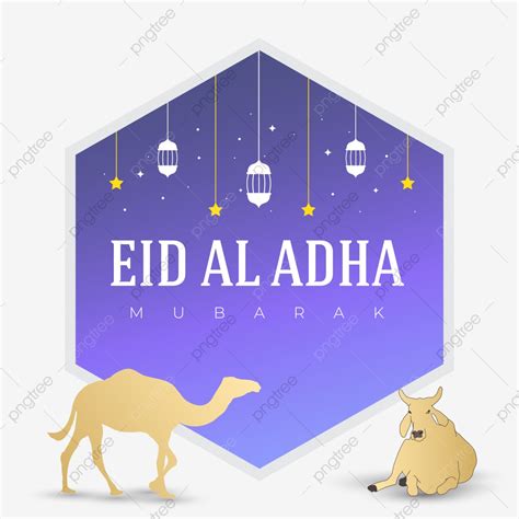 Ilustración Plana Eid Al Adha Png Mubarak Hermoso Adha Png Y Vector