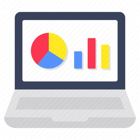 Online Data Analytics Infographic Statistics Chart Graph Icon