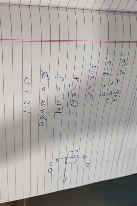 Kg Determine The Friction Force And Its Direction On Kg Block In