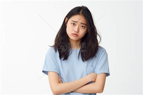 表情沮丧的女孩高清图片下载 正版图片600638011 摄图网