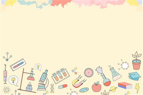 Premium Vector Vector Hand Drawn Colorful Science Education Background With Copy Space