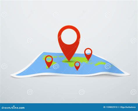 Location Pointers On World Map One Line Drawing Location Pins On Map
