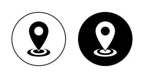 Location Icon Circle Vector Art Icons And Graphics For Free Download