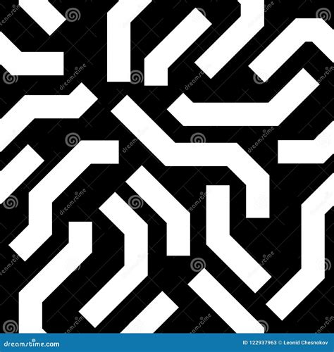 Vector Futuristic Texture Seamless Pattern Stock Vector Illustration Of Futuristic Decor