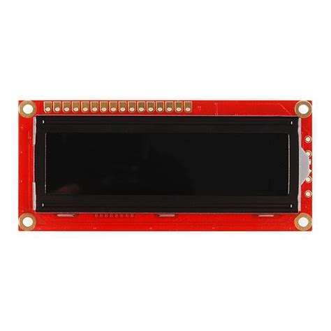 Basic 16x2 Character Lcd White On Black 3 3v Opencircuit