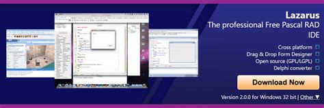 Pascal Ide Lazarus 20 Bringt Pascal Zu Javascript Transpiler Homepage Anleitung