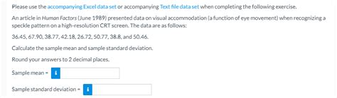 solved please use the accompanying excel data set or