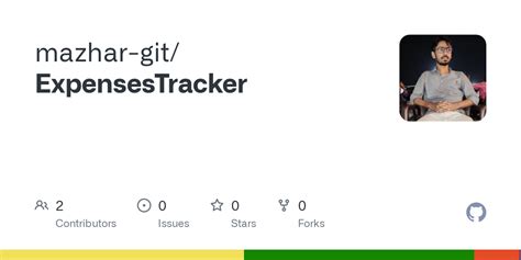 GitHub Mazhar Git ExpensesTracker