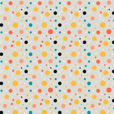 Premium Vector Multi Color Dots Pattern