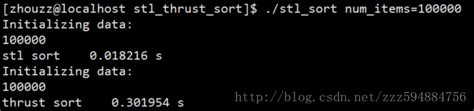 Cuda Thrust Sort 与c Stl Sort速度对比thrustsort 对比 Csdn博客