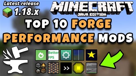 Minecraft Java 1181 Top 10 Best Forge Performance Fps Boost Mods 1181 Boost Your Fps
