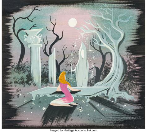 Mary Blair Cinderella Fairy Godmother And Cinderella Color Lot 17029