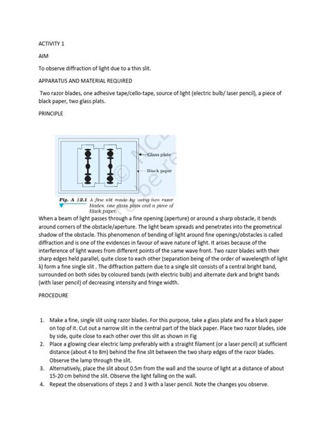 Class 12 Term 2 Physics Activity Pdf