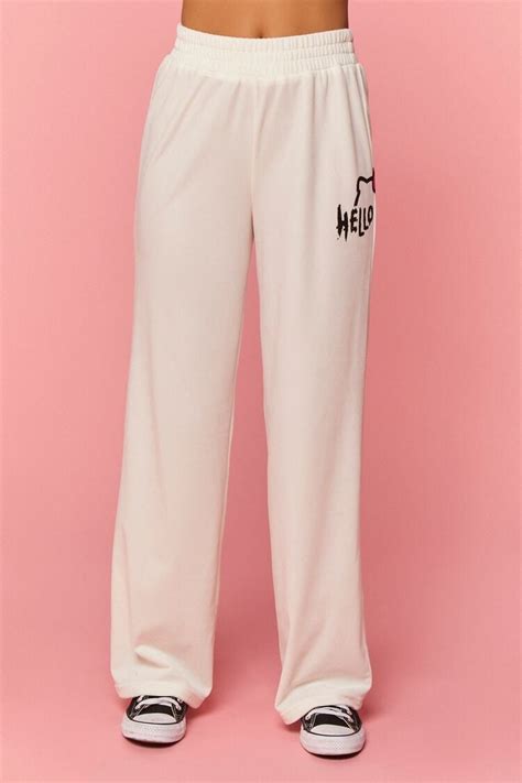 Hello Kitty And Friends Velour Sweatpants Forever21us