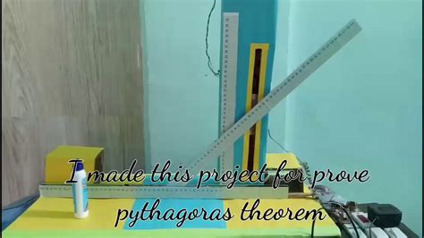 How To Make Model On Pythagoras Theorem Youtube