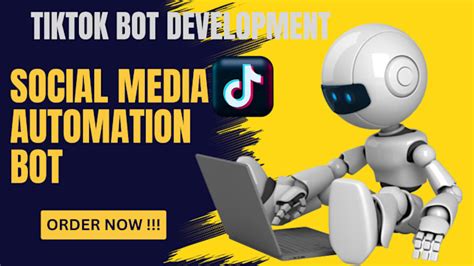 Build Automated Social Media Tiktok Bot Messenger Chatbot By Mjtech2