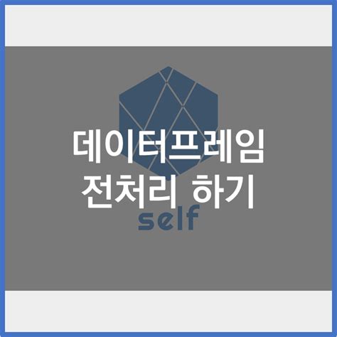 Python 데이터 프레임 전처리 Replace 이용하기