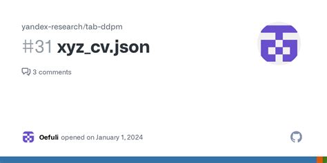 Xyzcvjson · Issue 31 · Yandex Researchtab Ddpm · Github