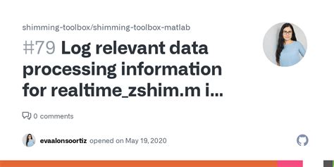Log Relevant Data Processing Information For Realtimezshimm In An