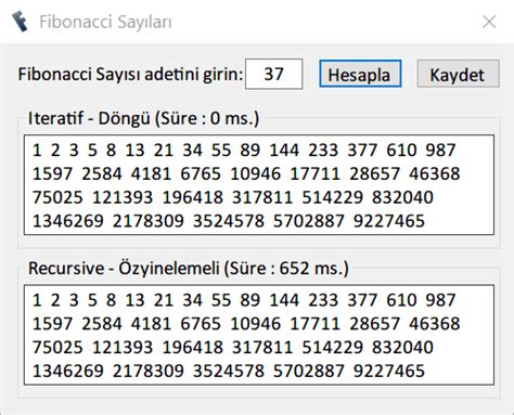 Fibonacci Sayıları