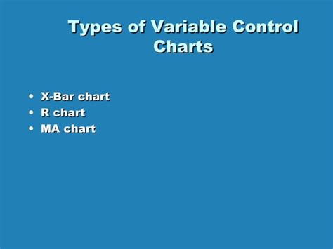 Control Chart Basics PPT