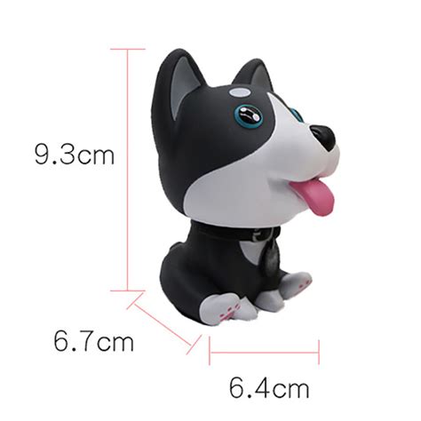 Badu Bg Играчки за табло за кола Кимнащо куче клатещо глава Кукли с клатеща се глава