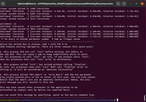 Program Crashes When Set Order Of Quadrature To Issue Prisms