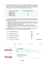 Maximizing Profit With Automobile And Furniture Loans A Linear