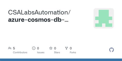Github Csalabsautomationazure Cosmos Db Optimization Concurrency