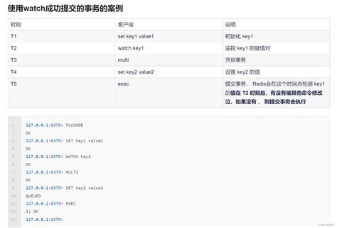 redis watch事务与乐观锁 redis watch 问题 csdn博客