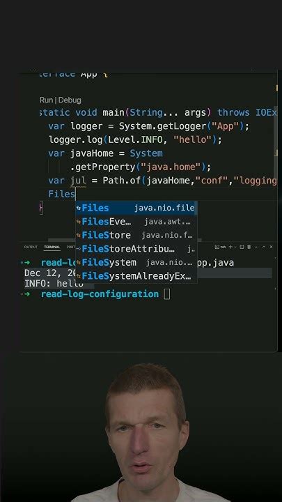 Reading Systemlogger Configuration Java Shorts Coding Airhacks
