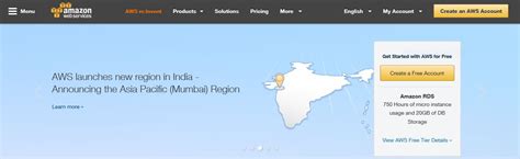 Amazon Web Services Launches New Region In India Asia Pacific Mumbai Region