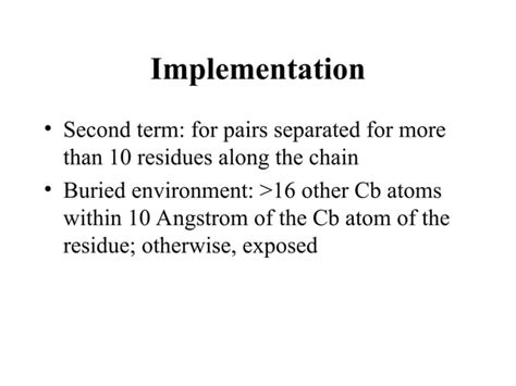 Template Free Protein Structure Modeling Ppt