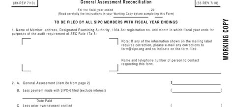 Sipc 6 Fillable Form Printable Forms Free Online