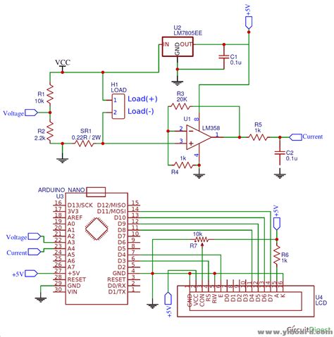Arduino Power Meter Measure Voltage Current And Power Consumption
