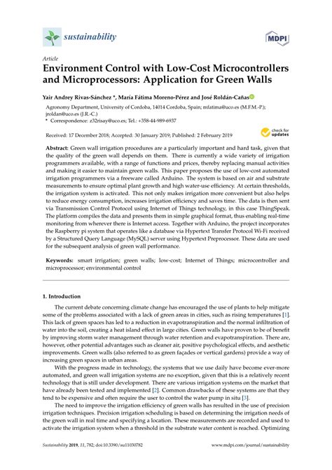 Pdf Environment Control With Low Cost Microcontrollers And