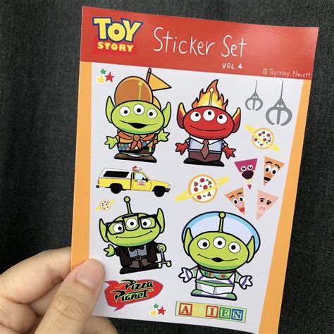 สติ๊กเกอร์ ไดคัท Pvc ขนาด A6 เงา กันน้ำ ราคาน่ารัก ลวดลายทอยสตอรี่ Sticker Toy Story