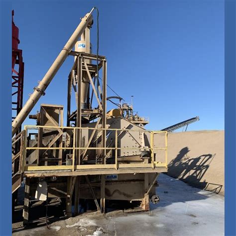200 Tph Linatex Mclanahan Flat Bottom Sand Plant
