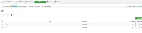 HikaShop Product Import With Variants HikaShop