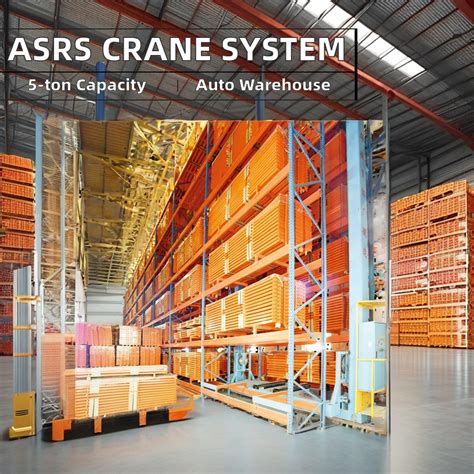 Automatic Stacker Crane Racking System With Corrosion Protection Steel Pipe Auto Storage And