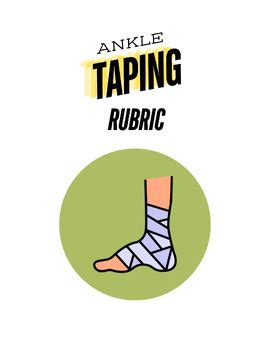 Ankle Taping Rubric By Kaylee Luna TPT