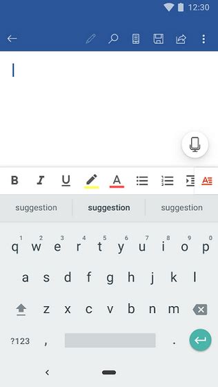 Office Beta For Android Adds Voice Dictation On Word Pdf To Word Conversion And More Beebom
