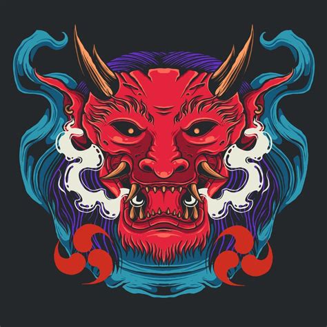 Red Devil Face 13923605 Vector Art At Vecteezy