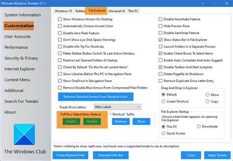 How To Disable Full Row Selection In Windows Explorer Archyde