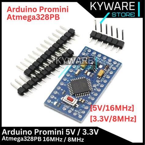 jual pro mini compatible arduino promini board atmega328pb 5v 16mhz 3 3v 8mhz 328 3 3v 8mhz